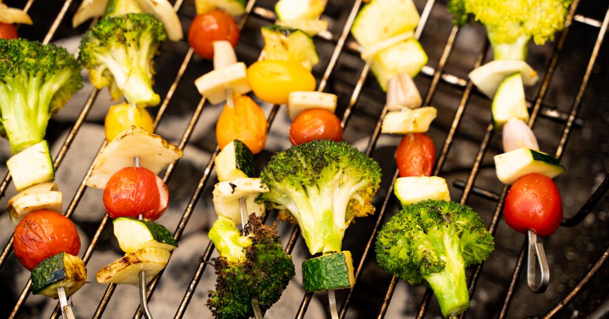 Brochettes de légumes au barbecue | Recette Prince de Bretagne