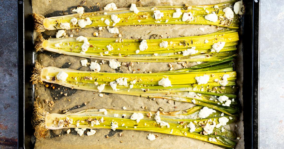 Poireaux rôtis au four | Recette Prince de Bretagne